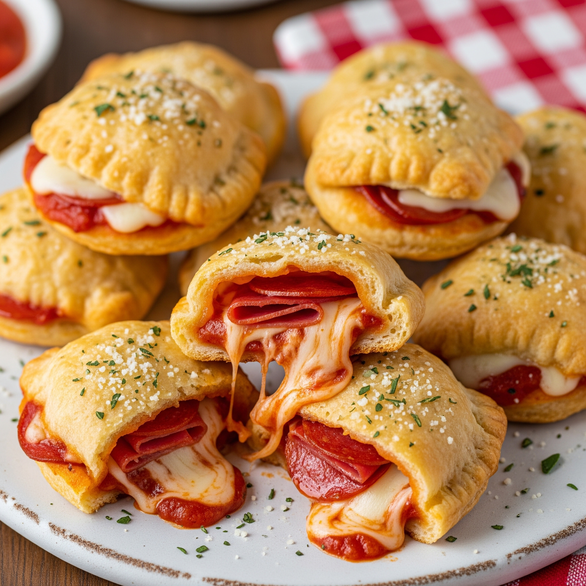 Pepperoni Pizza ‘Pockets’ - Funny Kitchen